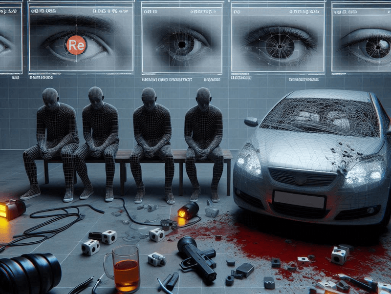 Visual Exploration Patterns of Subjects Viewing a Crime Scene