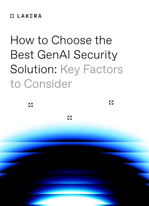 Lakera Guard - Protect your LLM applications against security threats, instantly.