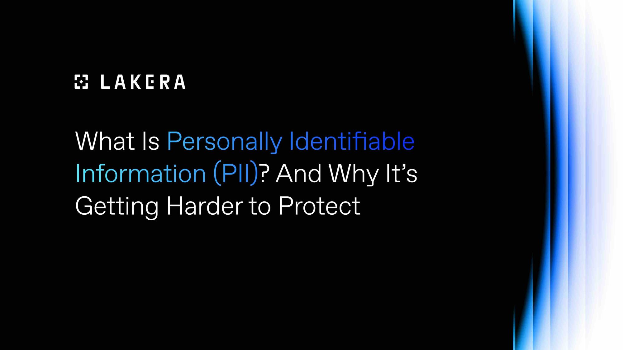 What Is Personally Identifiable Information (PII)? And Why It’s Getting ...
