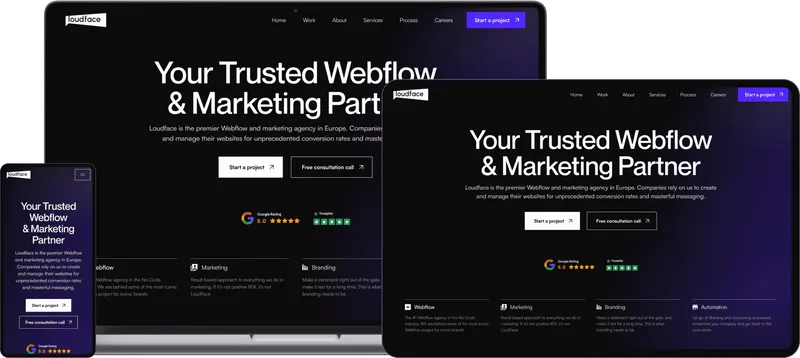 LoudFace | Leading Webflow & Marketing Agency