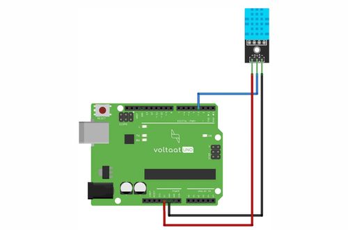 Voltaat Learn - Monitor temperature and humidity using DHT11