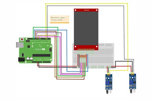 Voltaat Learn - Make a Car Speed Detector using Arduino