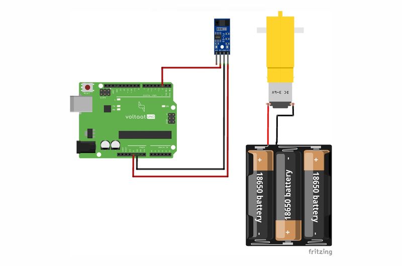 Voltaat Learn - Measure the speed of any motor with arduino