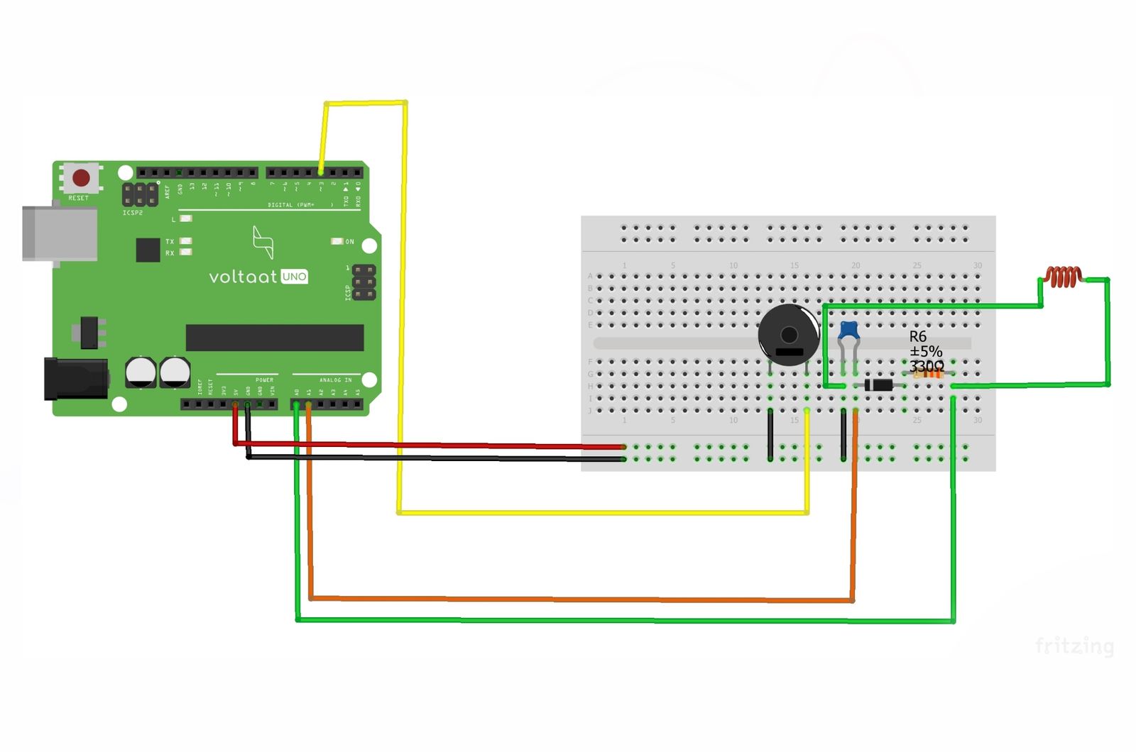 Voltaat Learn - Build a Metal Detector using Arduino