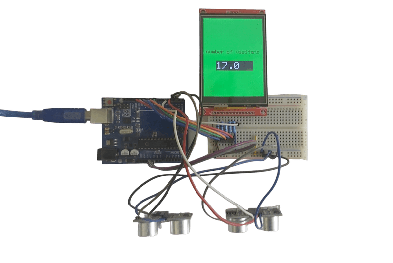 Voltaat Learn - Make a Bi-Directional Visitor Counter with Arduino