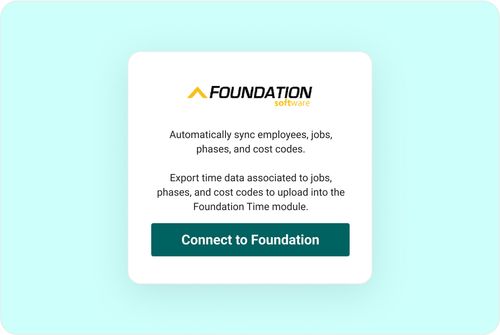 GPS Time Tracking App & Field Log for Foundation Software