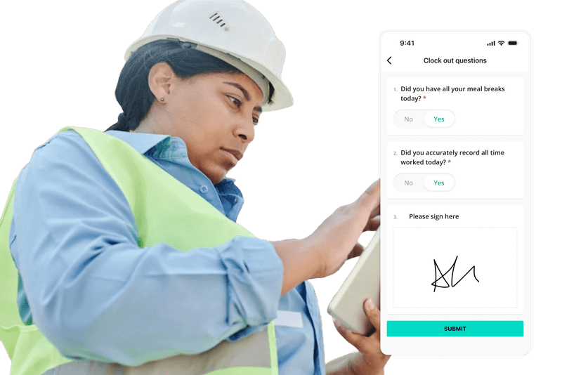 Time Clock Kiosk | Workyard