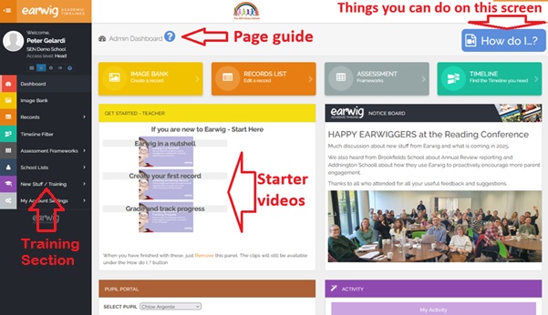 New to Earwig | Earwig Academic Special Schools & SENCOs Software