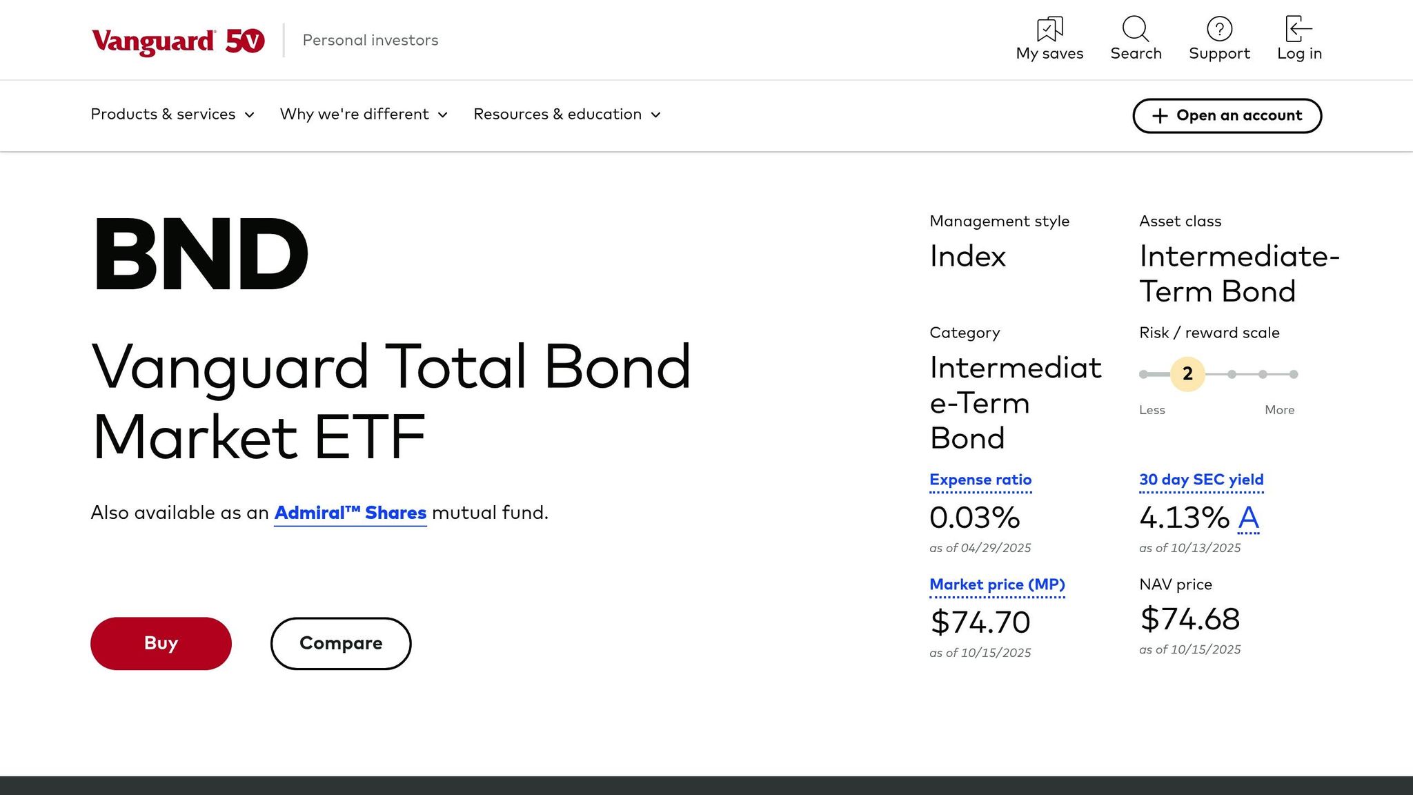 BND vs AGG: duration, credit quality, and historical behavior in rate ...