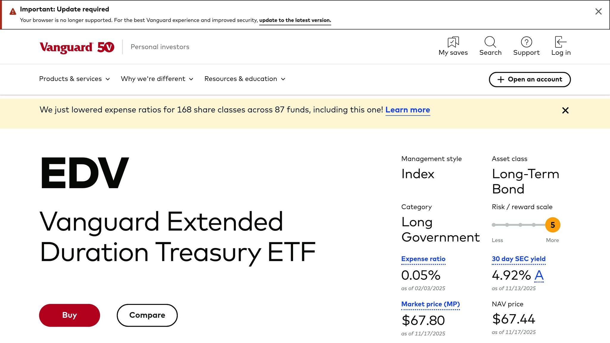 TLT vs EDV vs ZROZ - Best long-duration Treasury ETF for rate-cut scenarios
