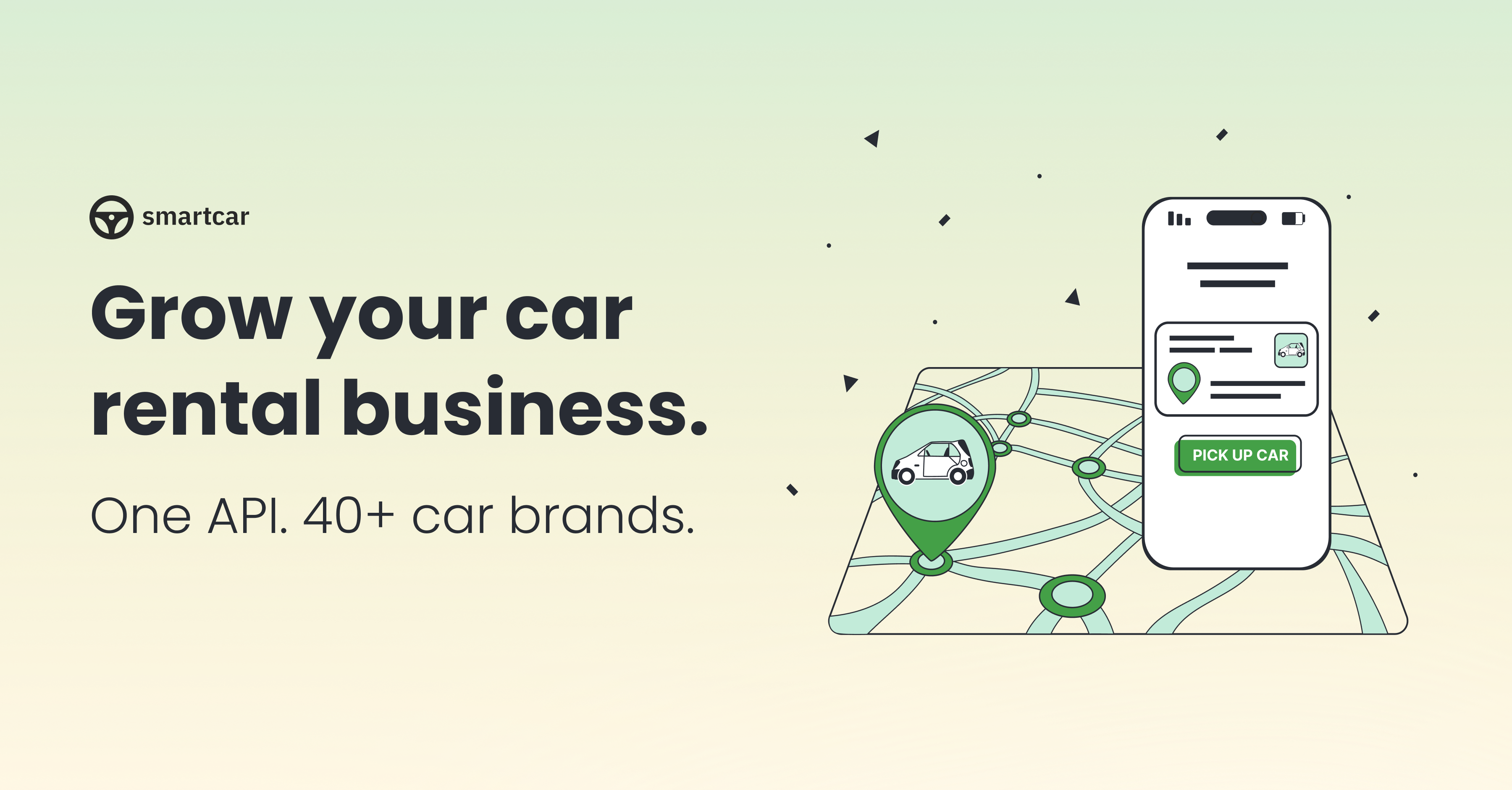 Car Rentals · Solutions · Smartcar