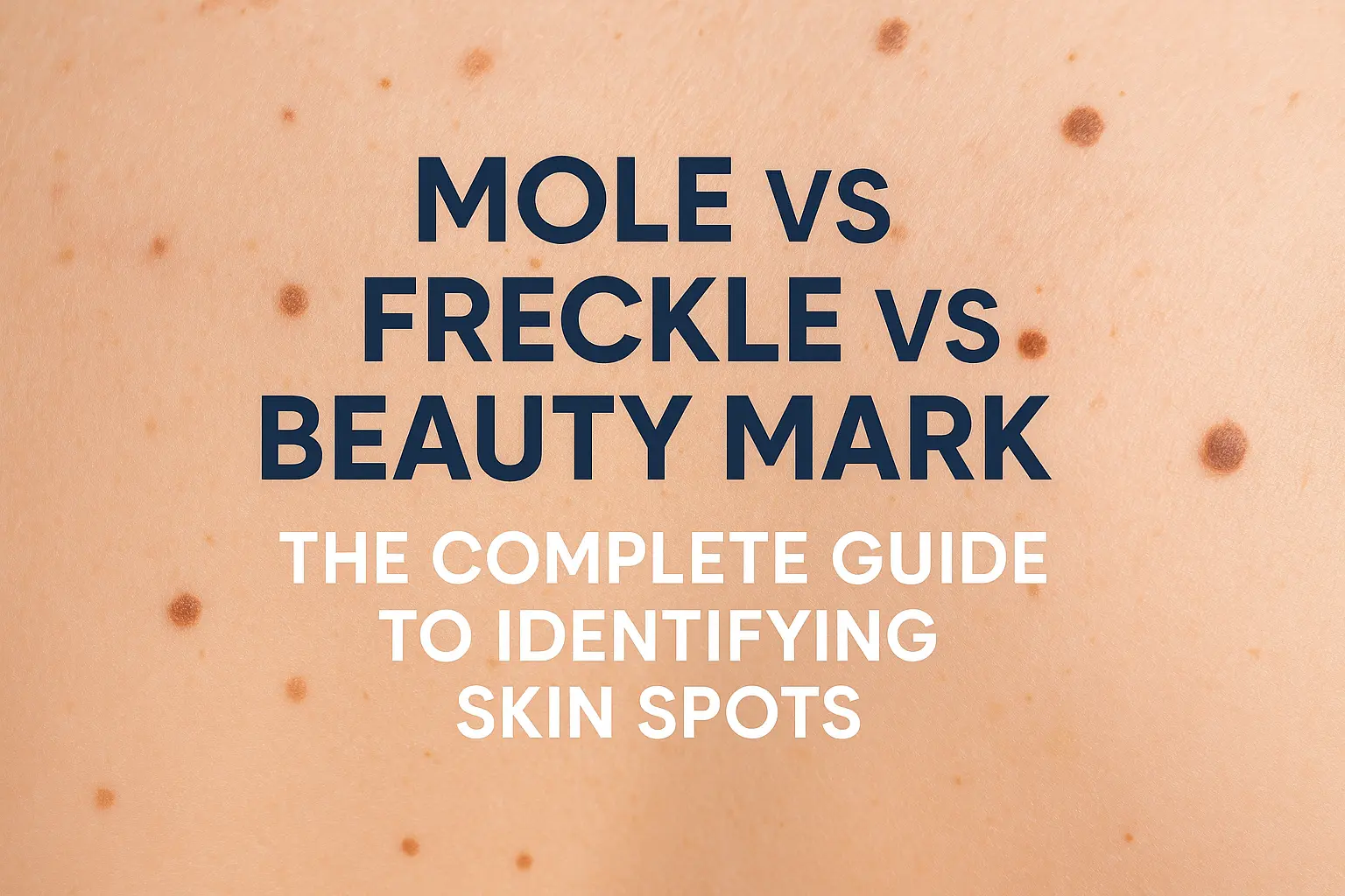Mole vs Freckle vs Beauty Mark: Complete Guide 2025