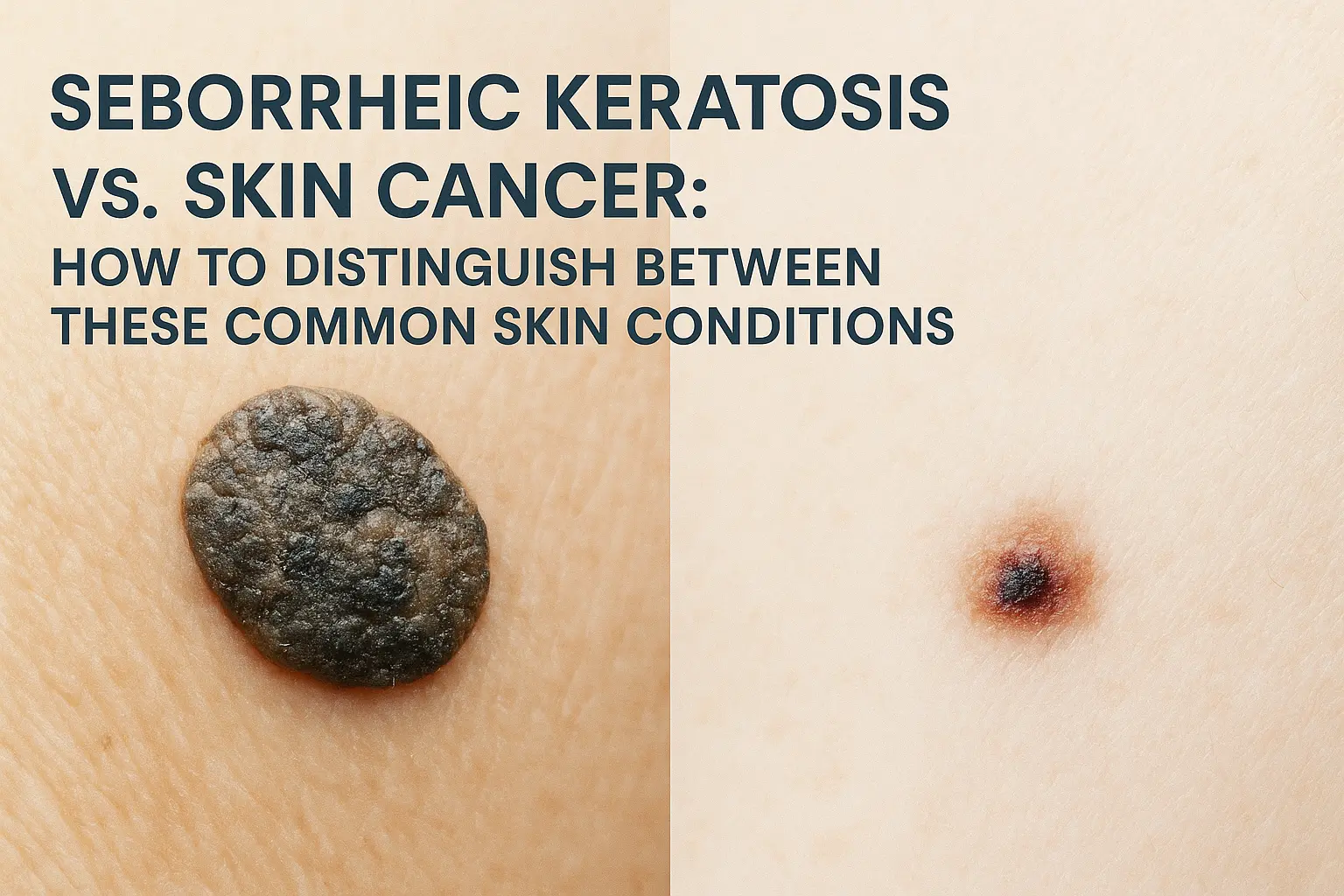 Seborrheic Keratosis vs Skin Cancer: How to Tell the Difference