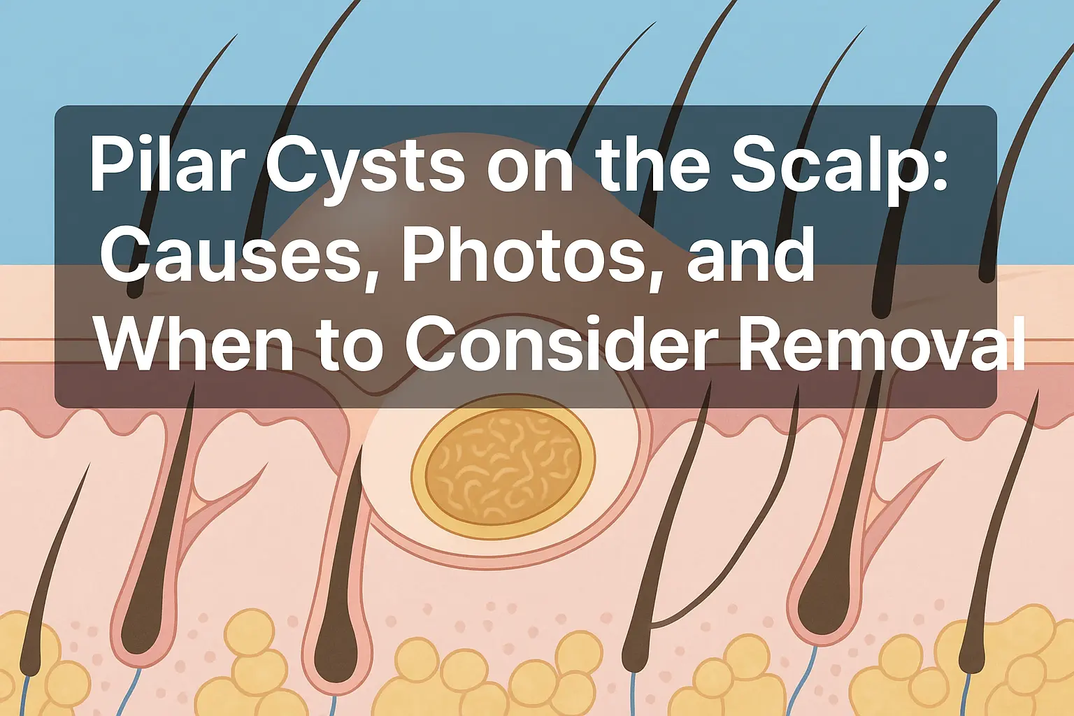 Pilar Cysts on Scalp: Causes, Photos & Removal Guide 2025