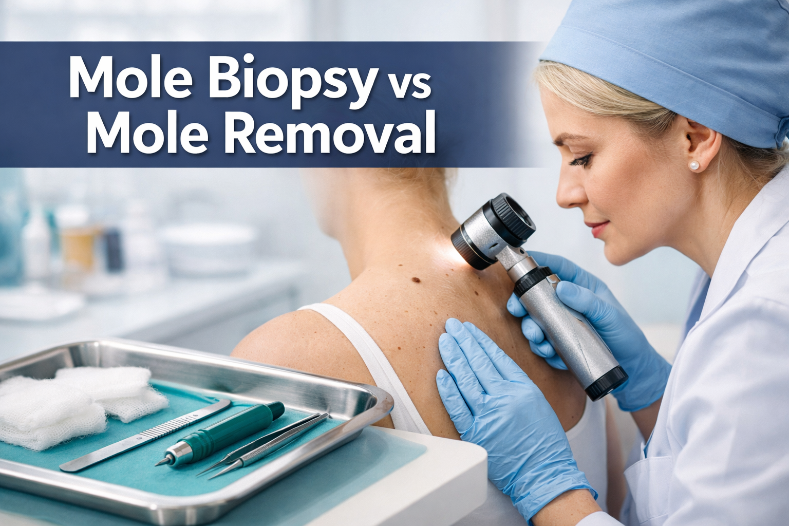 Mole Biopsy vs Mole Removal: Key Differences Explained (2026)