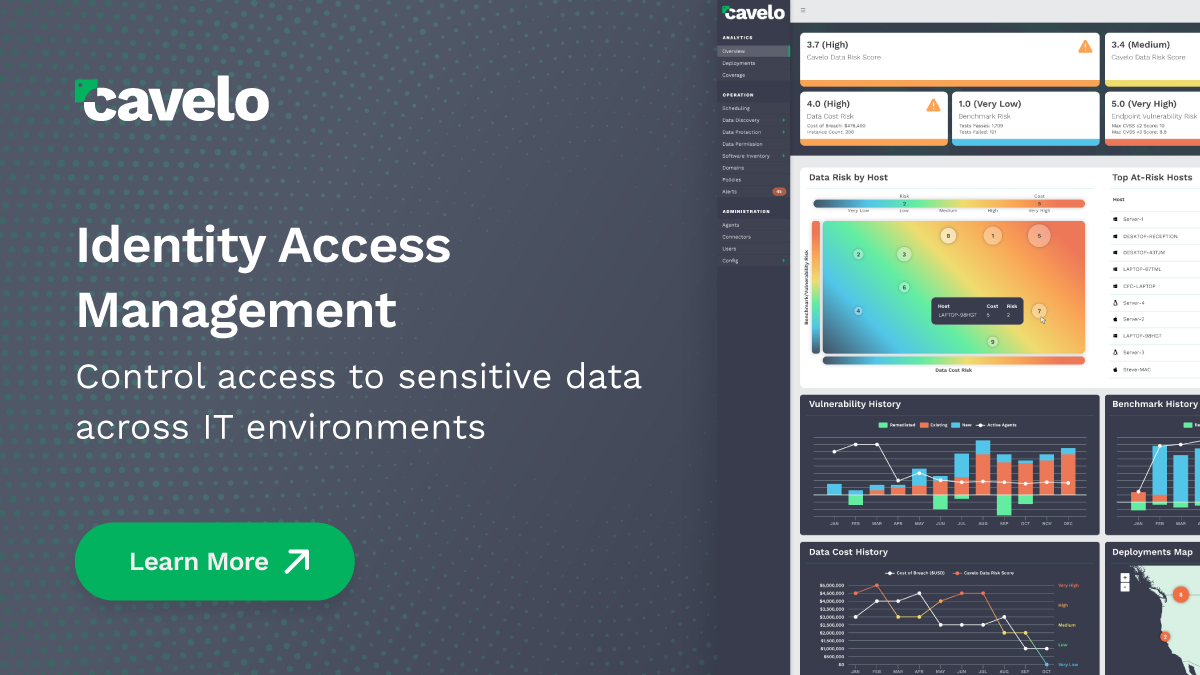 Identity Access Management | Cavelo Platform