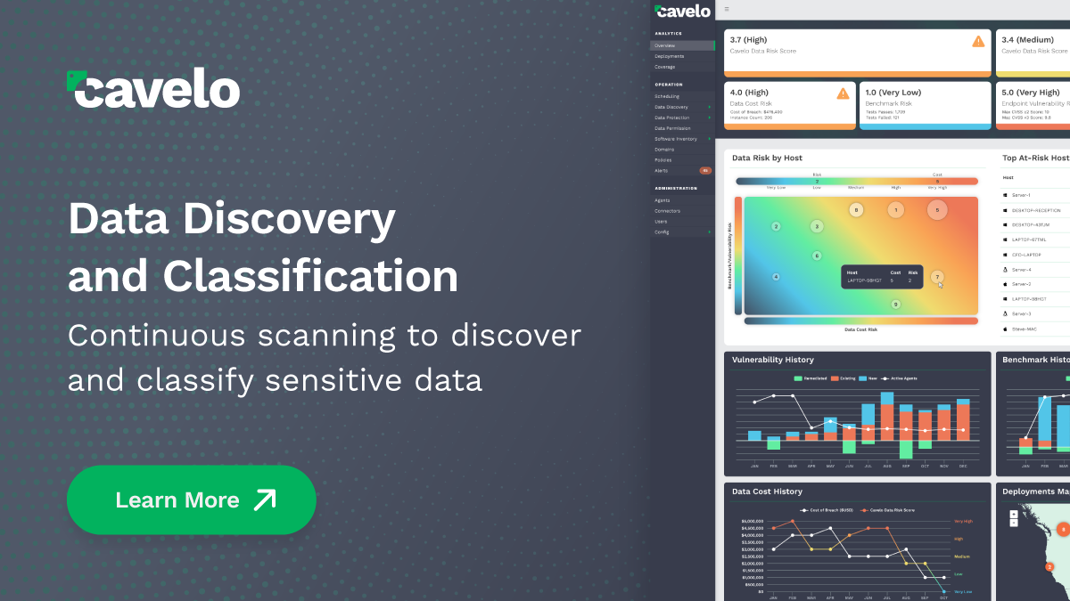 Data Discovery | Cavelo Platform