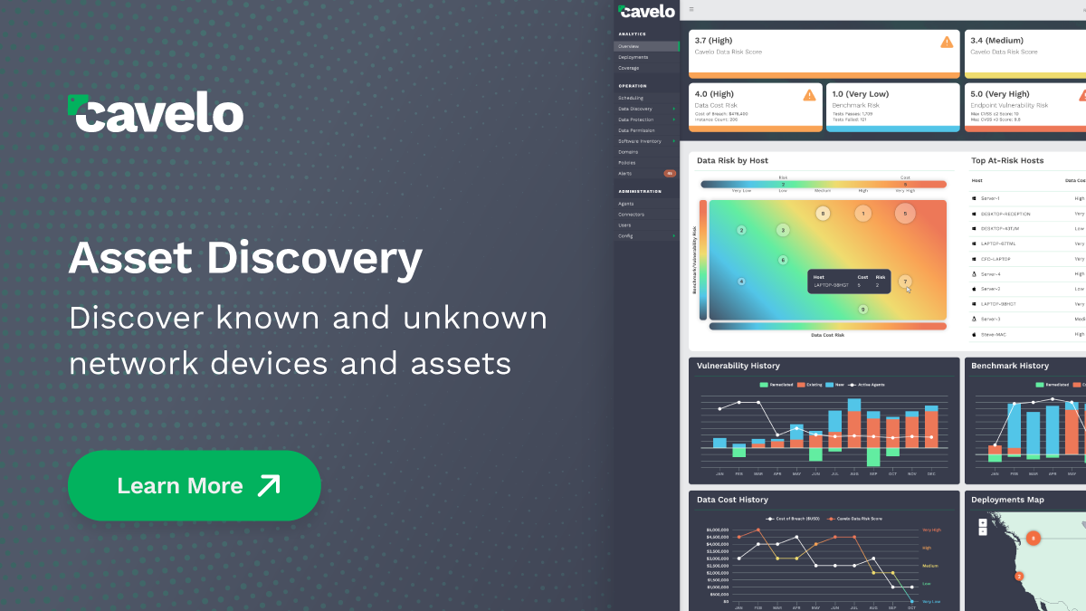 Asset Discovery | Cavelo Platform
