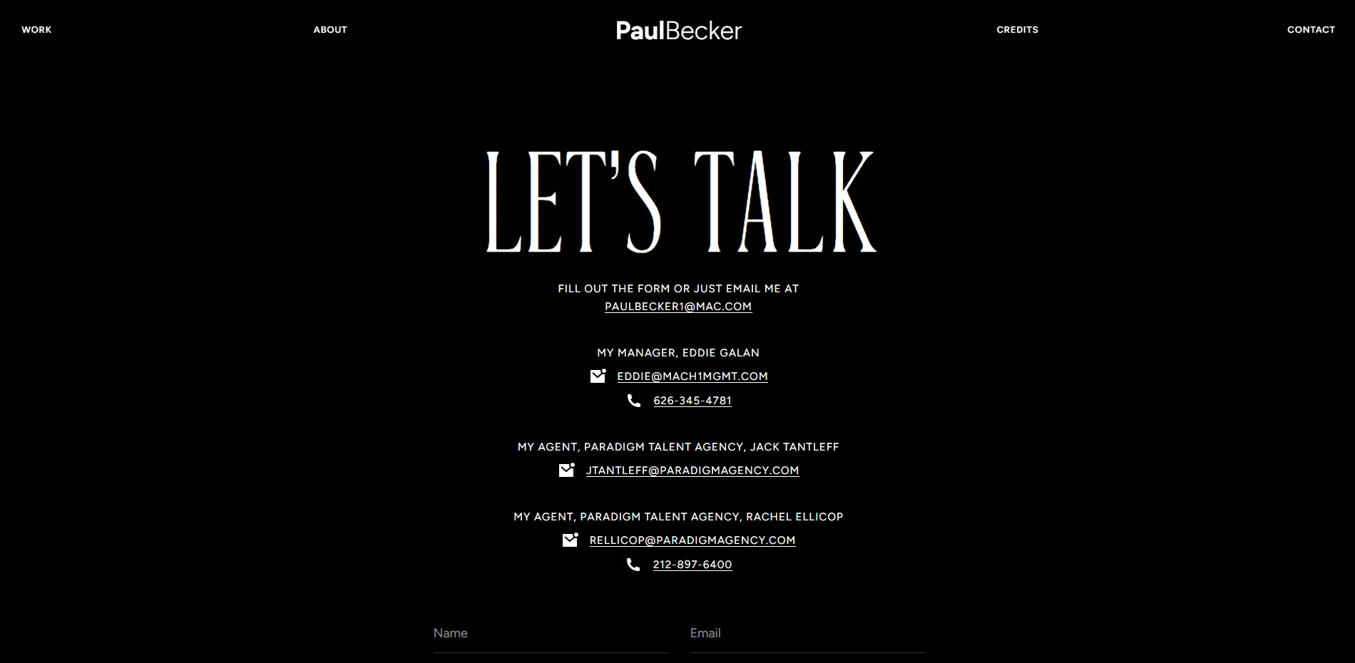 Contact Paul Becker | Collaborate with a Renowned Choreographer