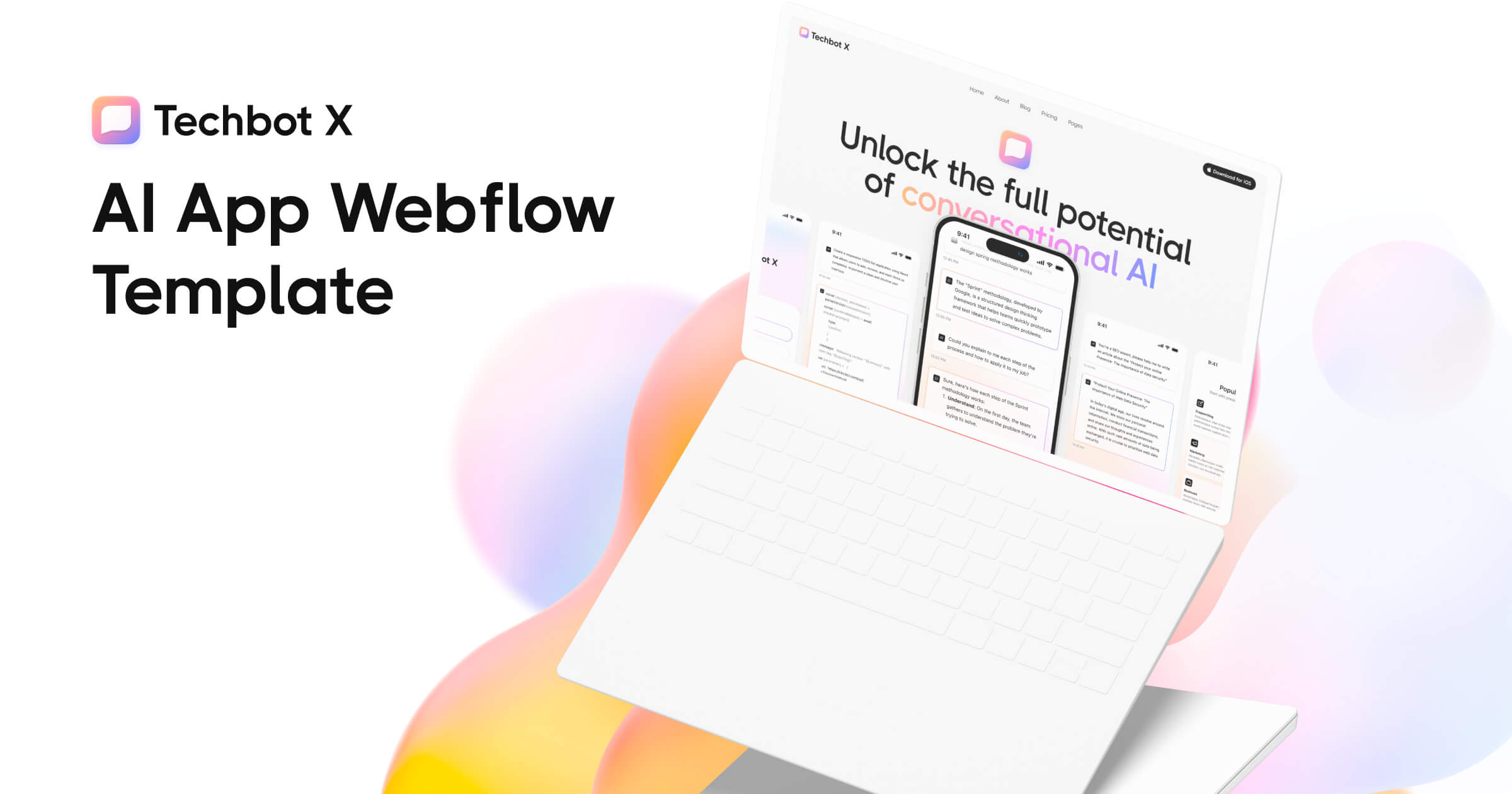 Blog V3 - Techbot X - Webflow Ecommerce website template