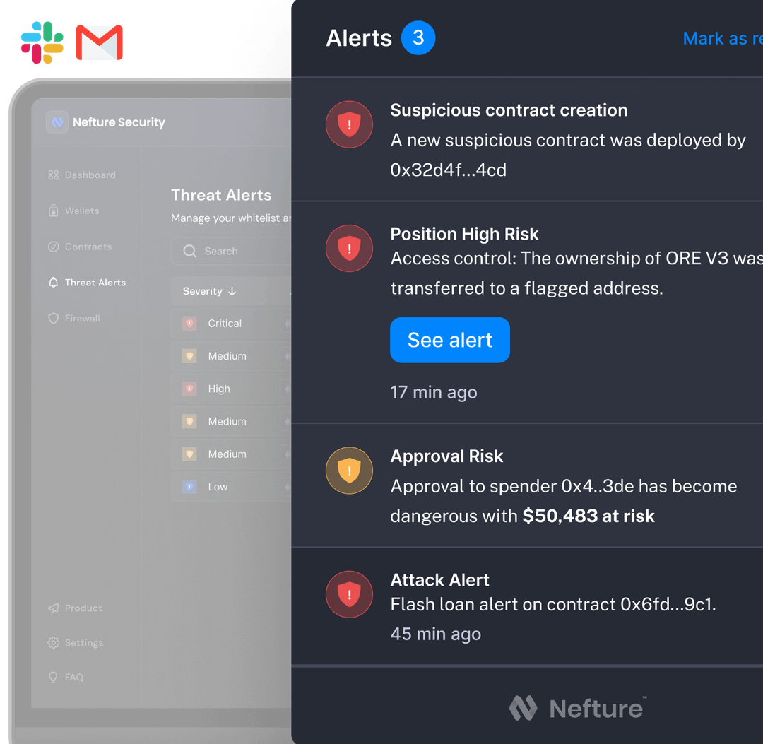Nefture | Security for DeFi Asset Managers