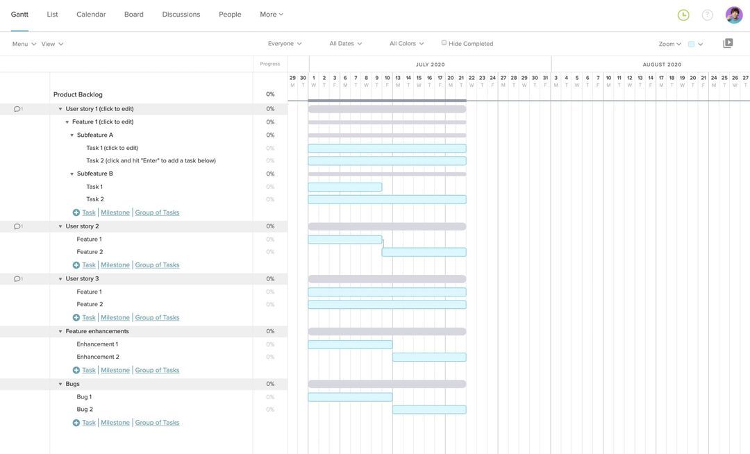 Product Backlog Template for Agile Projects | TeamGantt