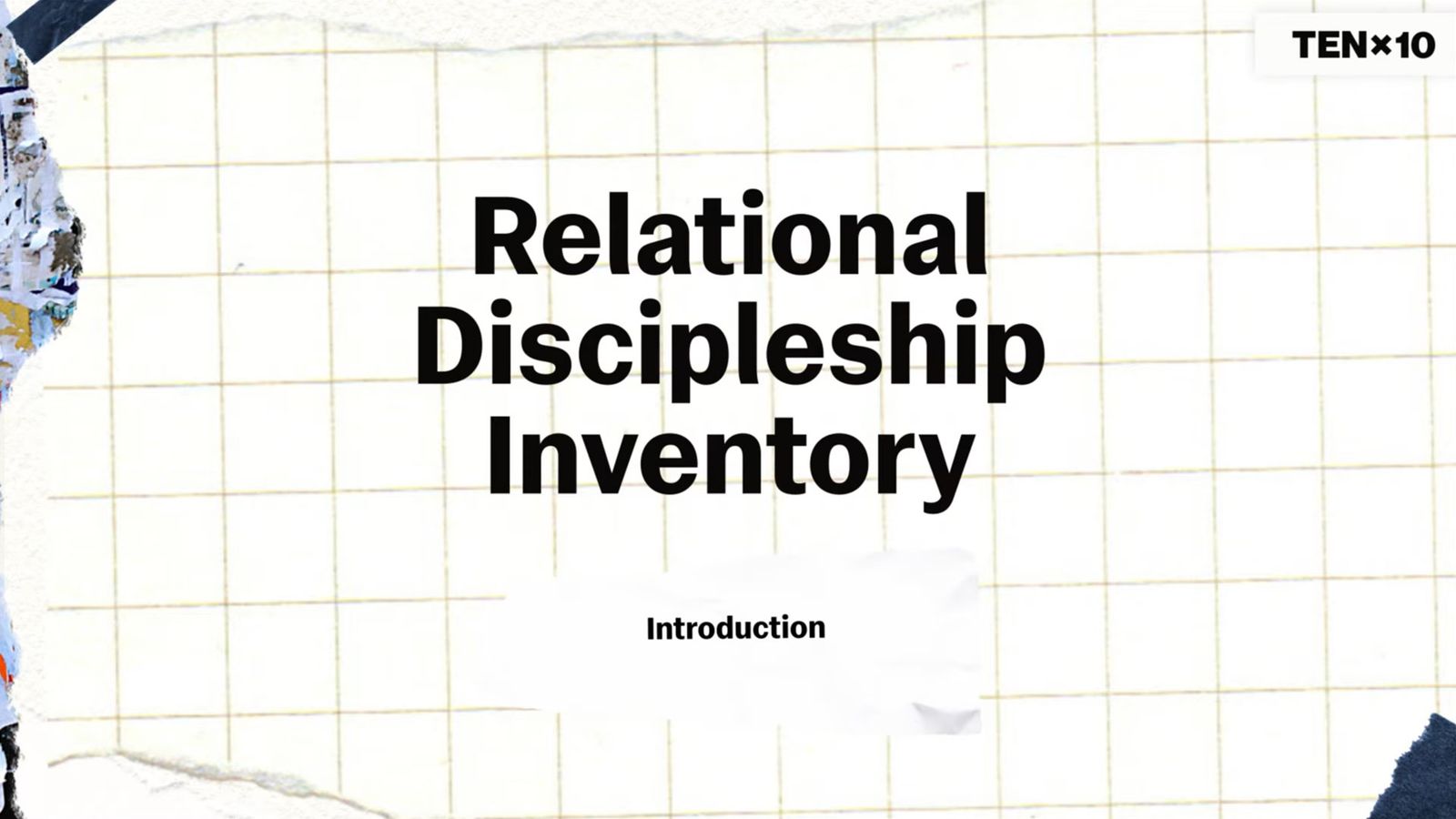 Relational Discipleship Kickstart