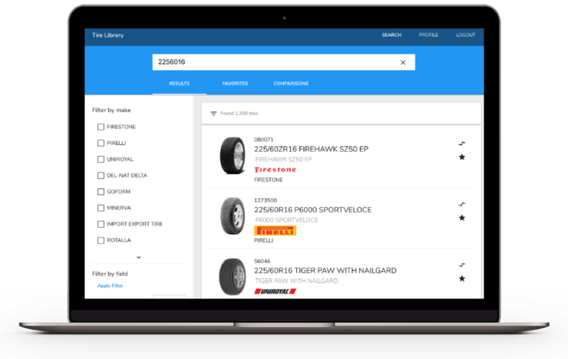 Tireweb Library: The World's Largest Database of Tire Information.