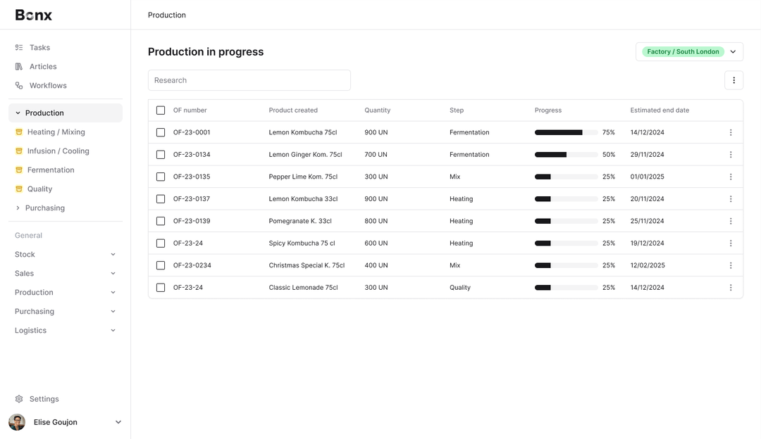 Bonx - The No-Code ERP Revolutionizing Manufacturing