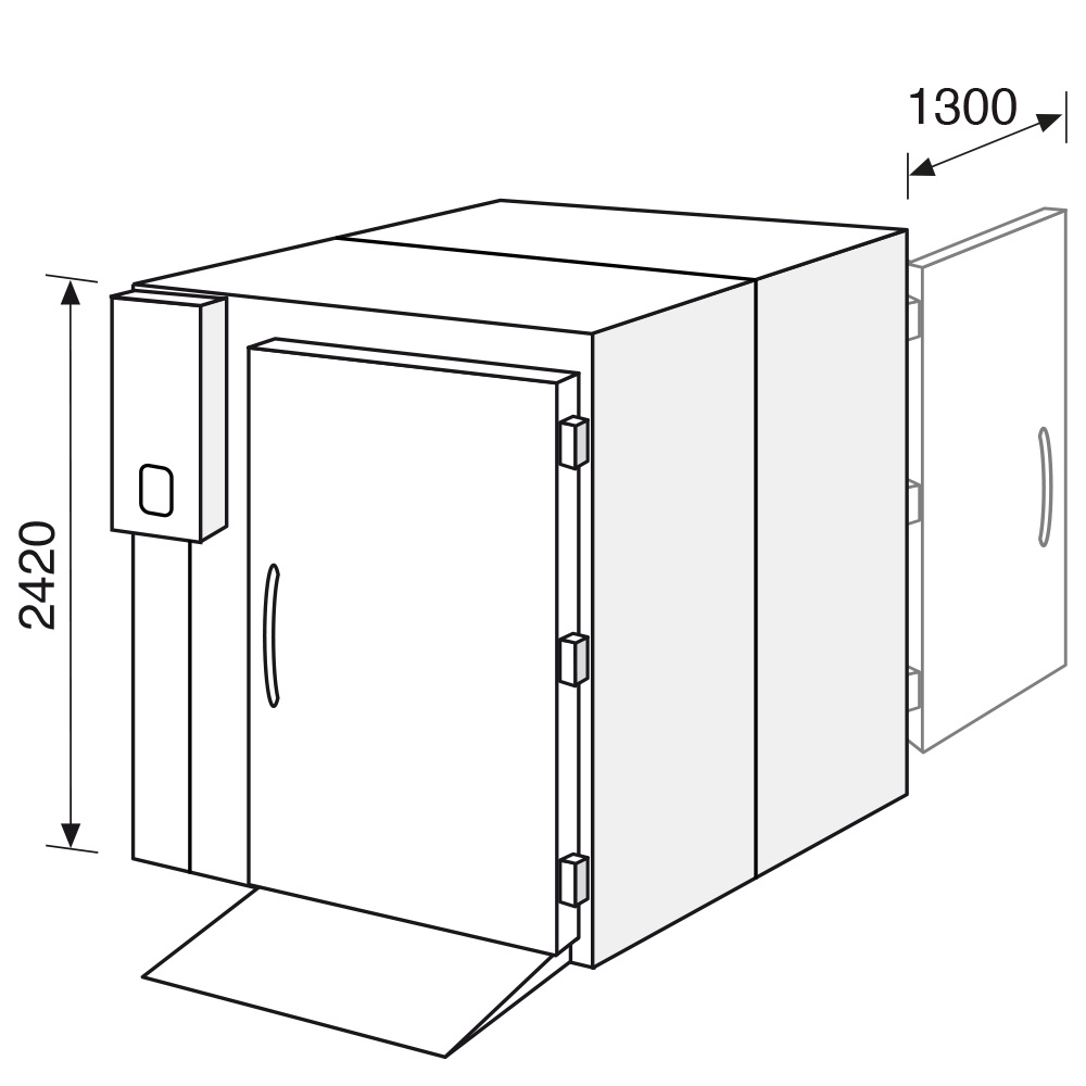 Everlasting KING TROLLEY 80 Tray High Capacity Blast Chiller 420kg ...