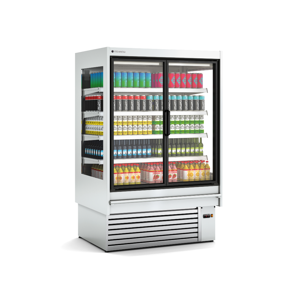 Coreco CDG3-I-M Refrigerated Stainless Steel Multideck Display Self ...