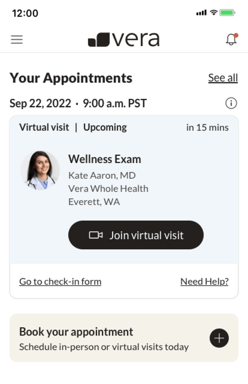 Vera Whole Health | Advanced Primary Care Provider