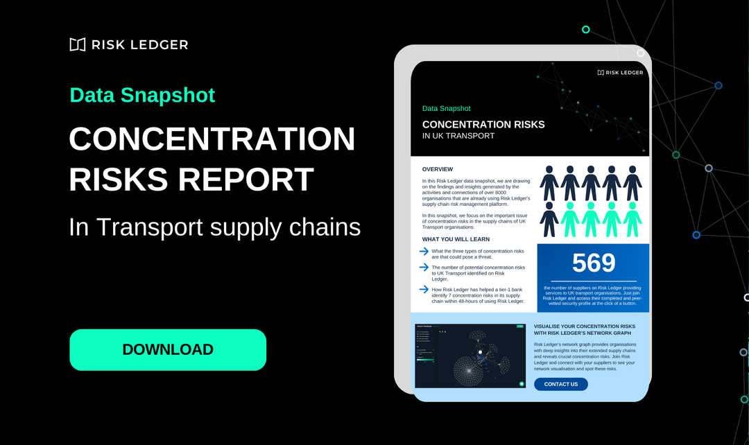 Concentration Risks in Transport Supply Chains | Risk Ledger