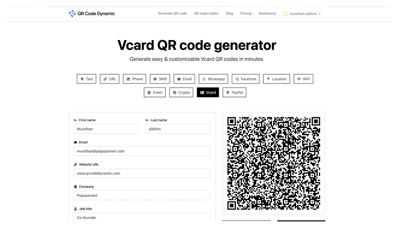 QR Coe Solutions for Digital Business Cards
