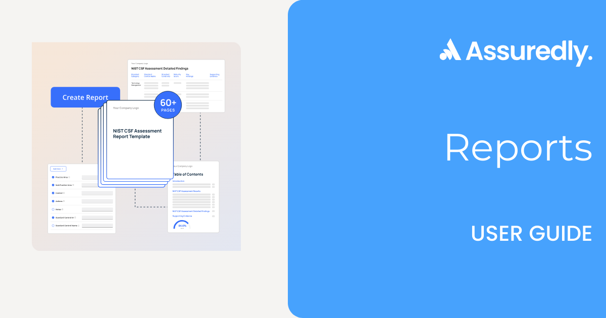 Assuredly User Guide - Global Report Templates