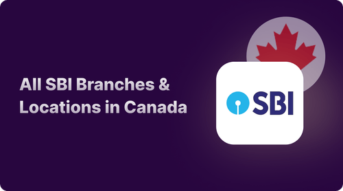SBI Bank Branches in Canada