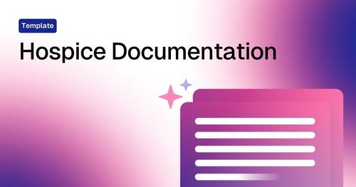 Hospice Documentation Template with Examples - Heidi Health
