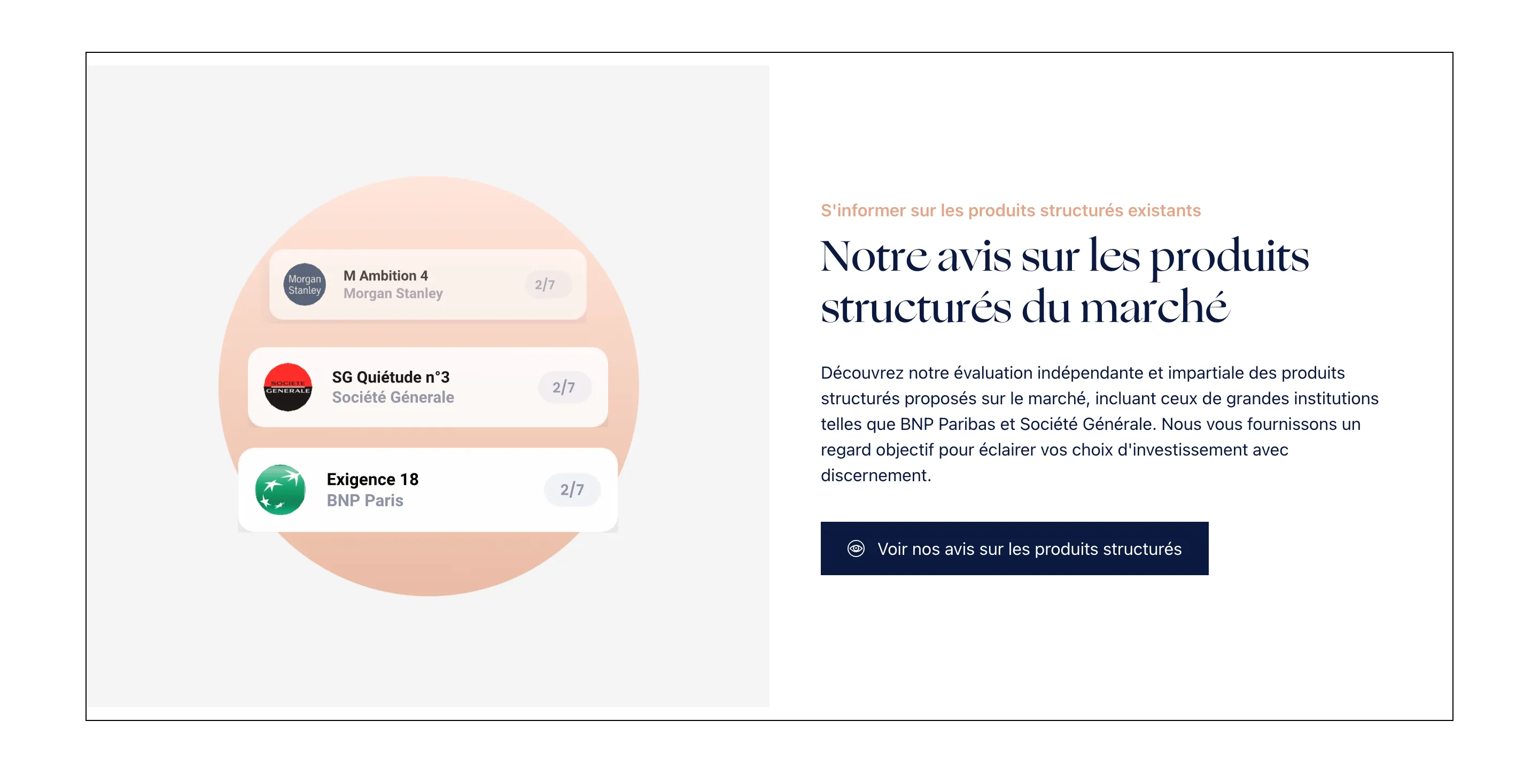 Notre avis sur les produits structurés