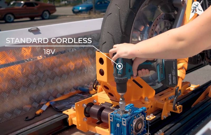 Neo-Dyne motorcycle ramps and cargo loaders