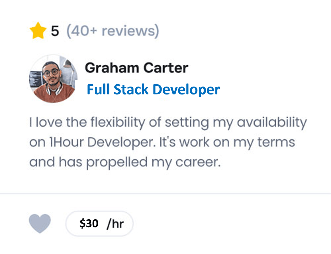 1hourdeveloper - Hire Top Software Developers on demand