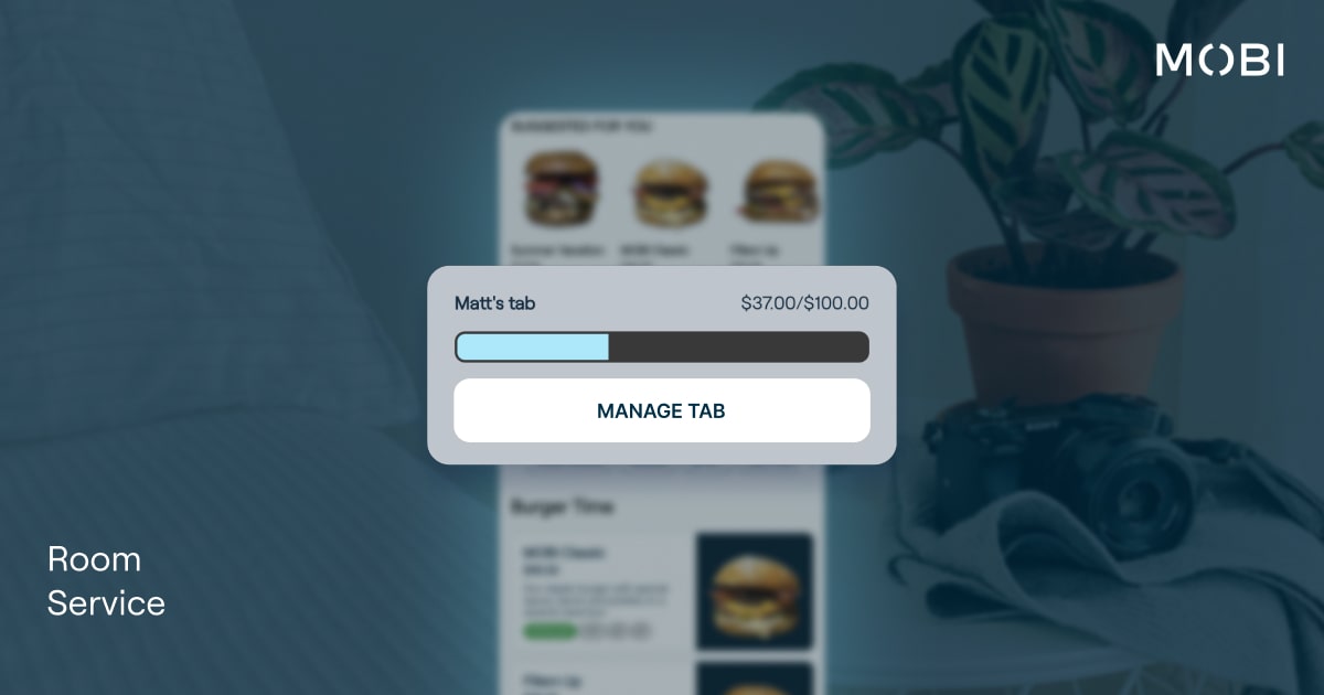 MOBI's Room Service: Scan, order, relax