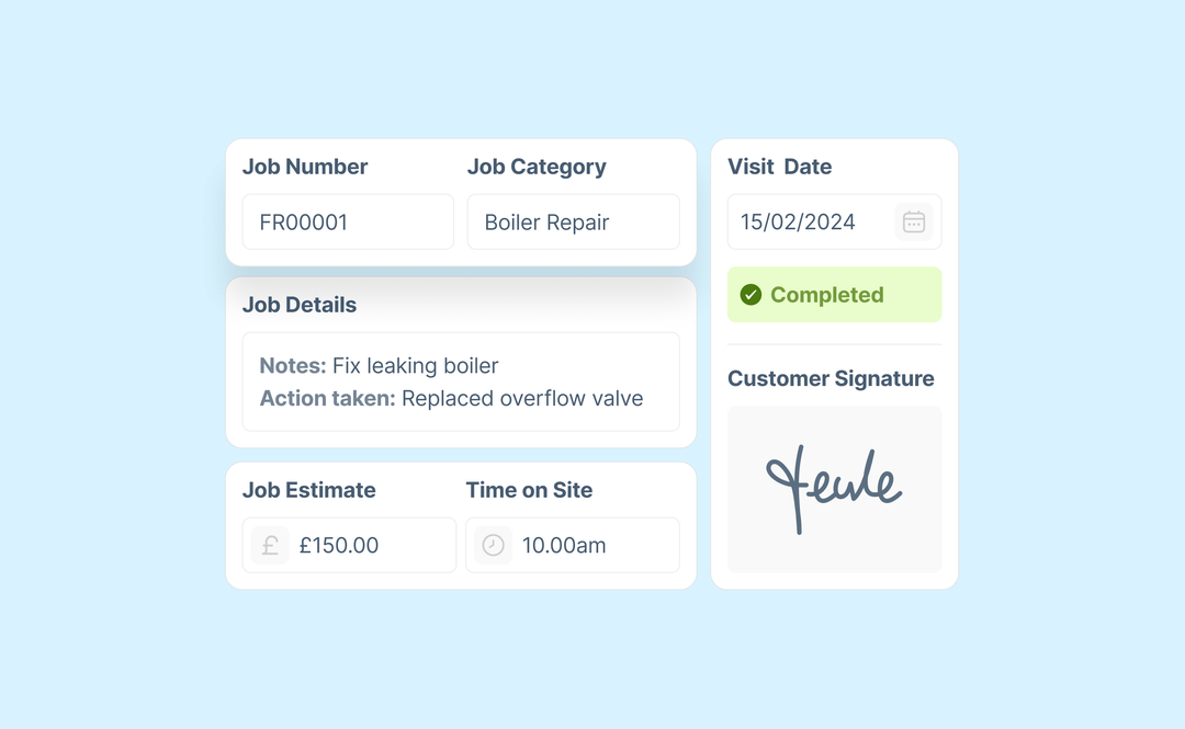 Job Sheets | Job Sheets Software App | BigChange