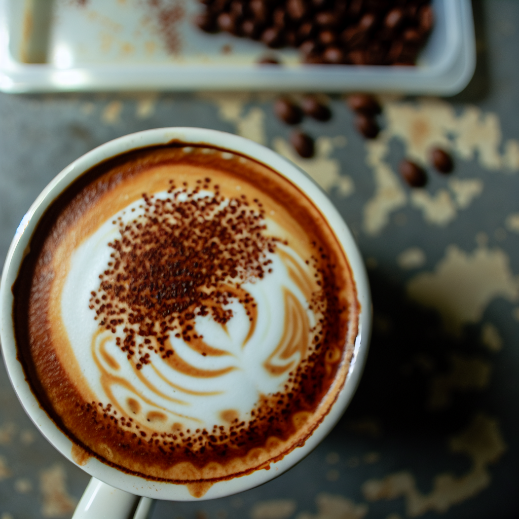 Cappuccino chocolate store