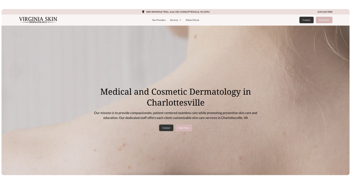 Contact Us: Virginia Skin Dermatology in Charlottesville, VA