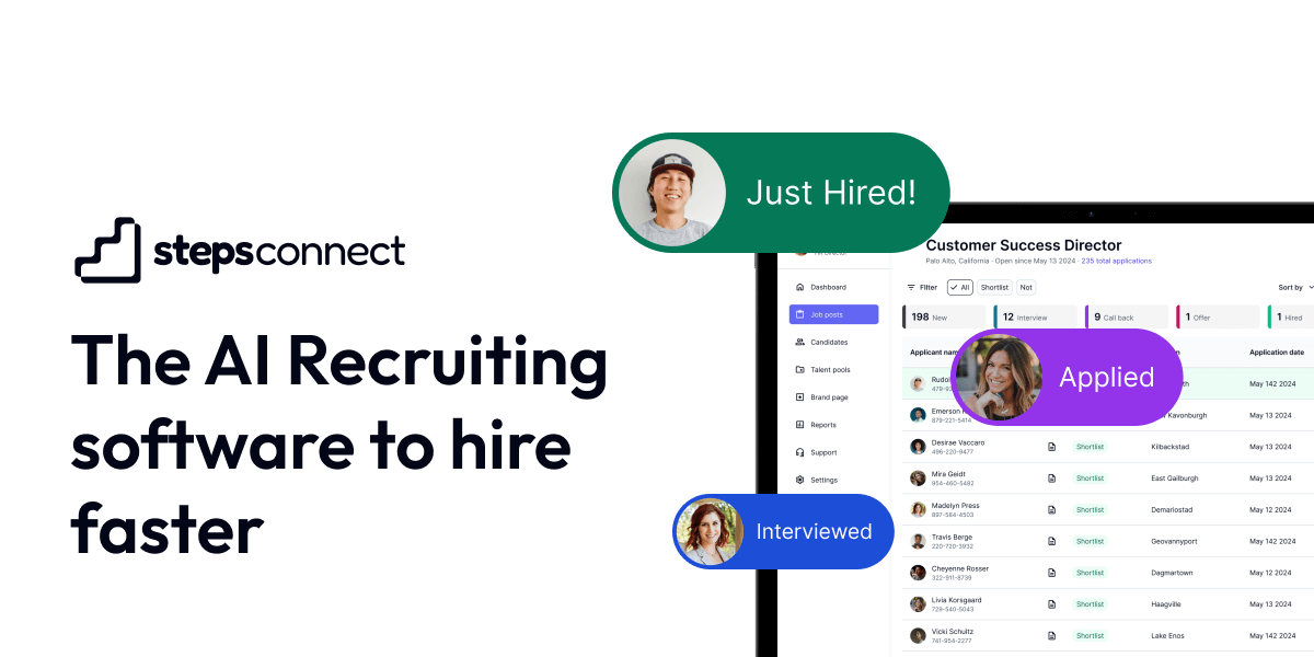 AI-driven HR suite | StepsConnect