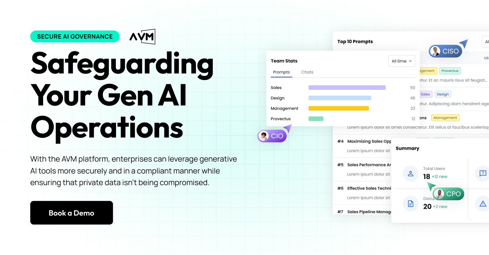 AVM Enterprise Control Panel - Total AI Oversight
