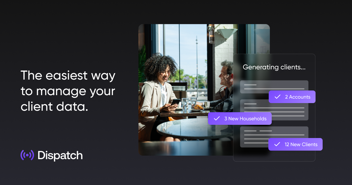Easily collect, sync, and manage client data | Dispatch