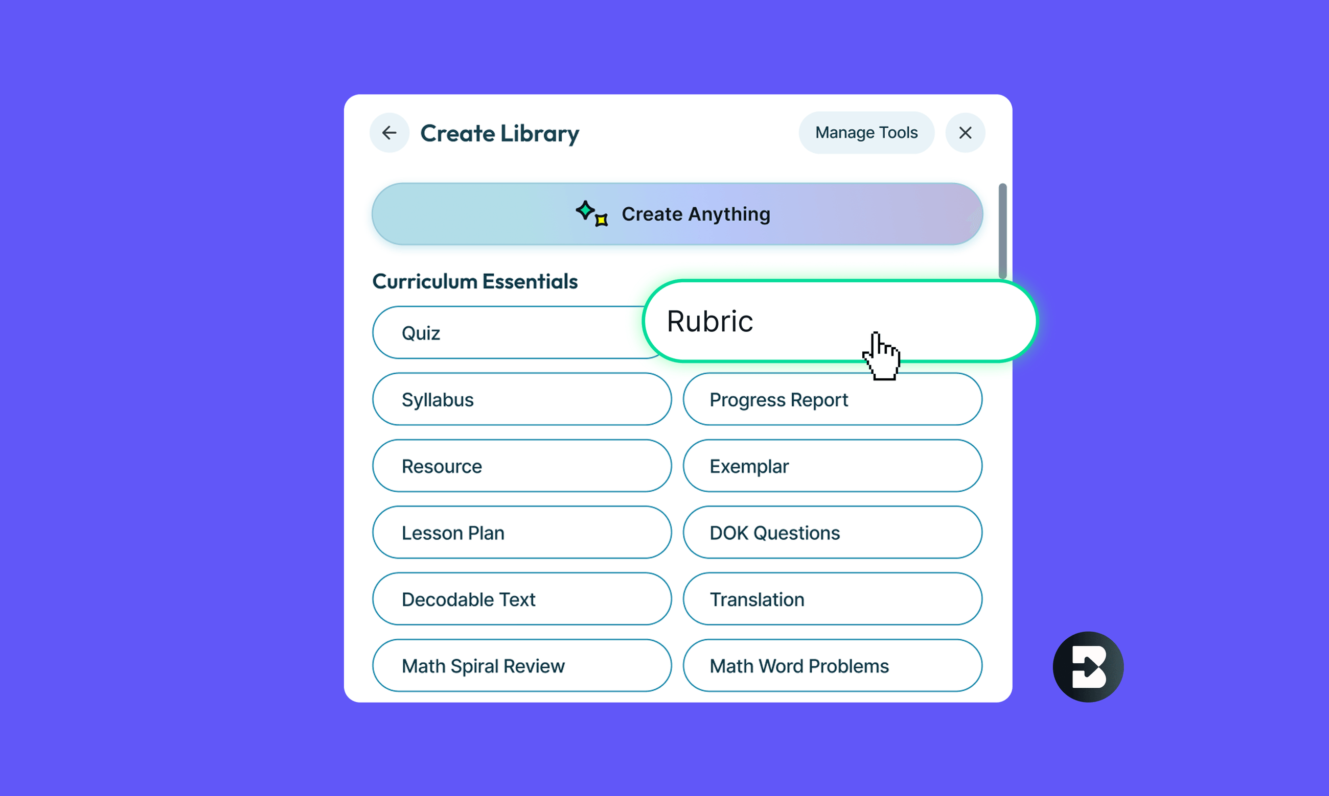 AI Rubric Generator | Brisk Teaching
