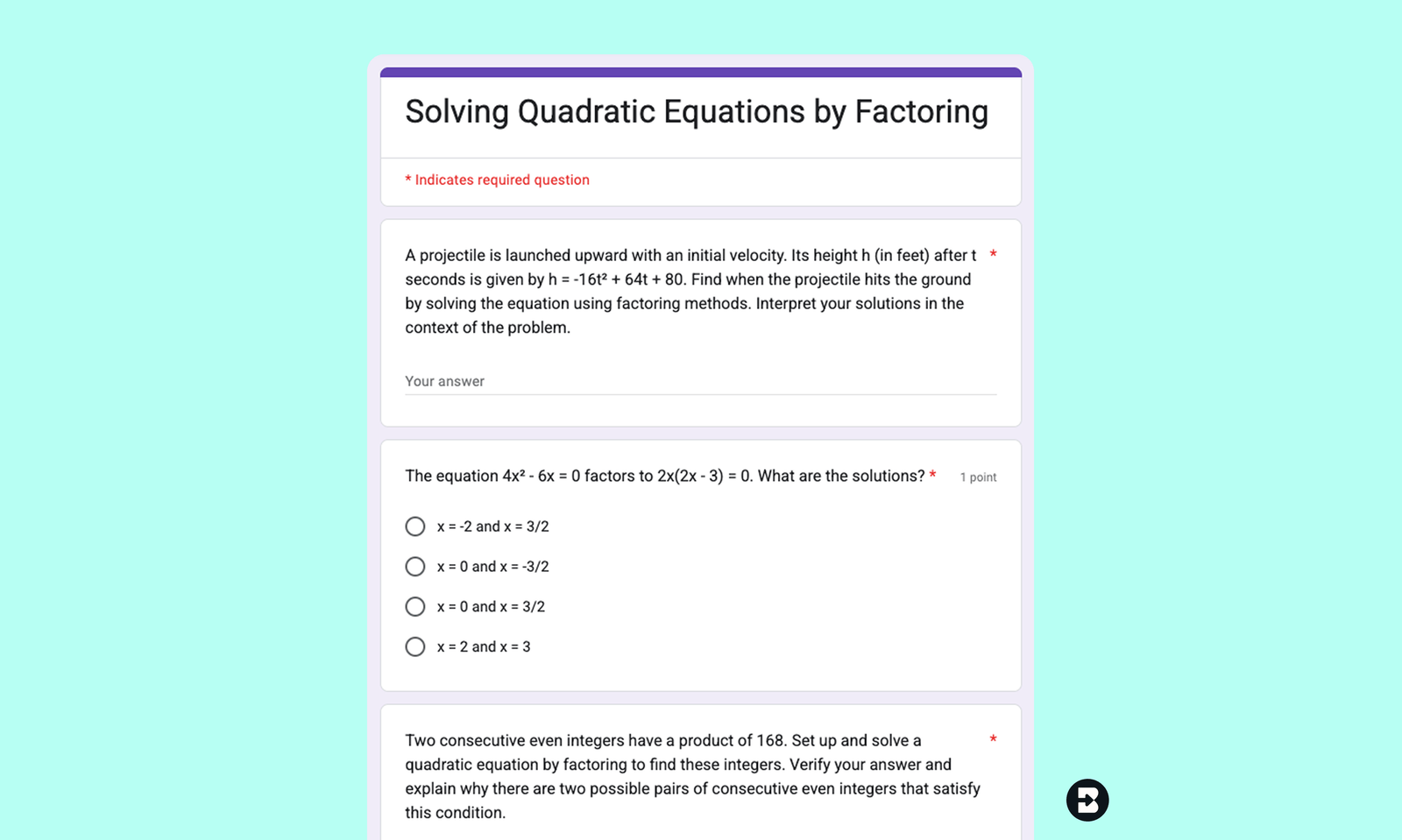 AI Quiz Generator | Brisk Teaching