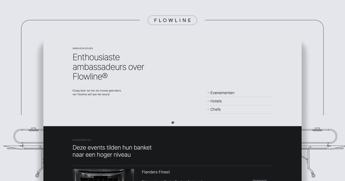 Ontmoet onze ambassadeurs - Topchefs kiezen voor Flowline®